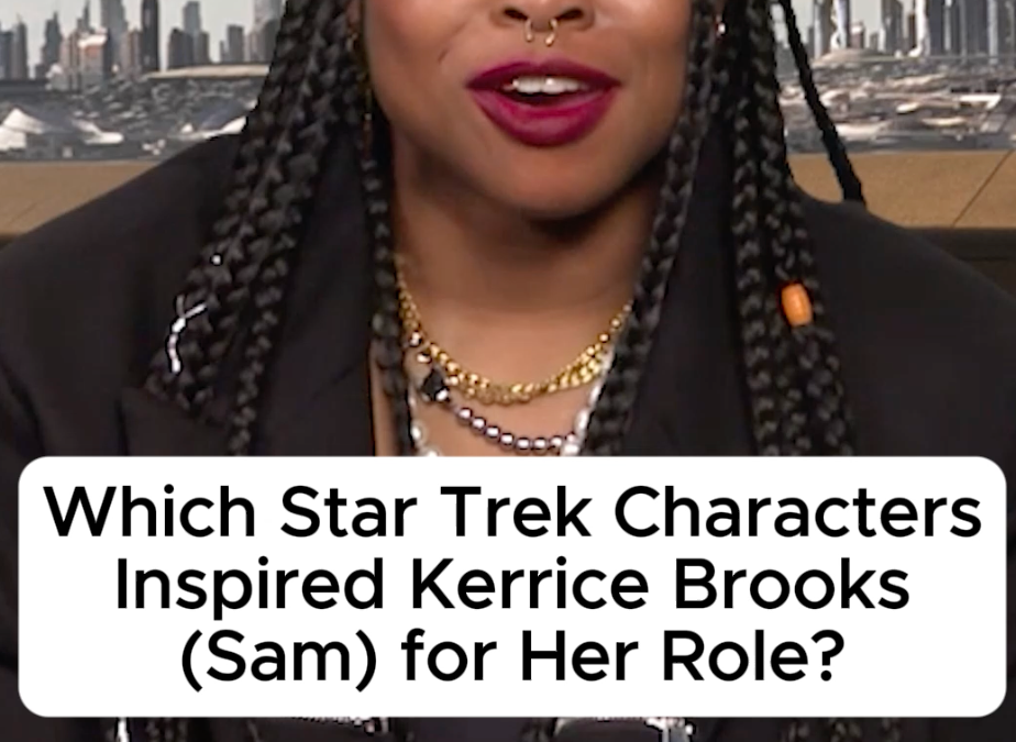 Which Star Trek Characters Inspired Kerrie Brooks for Her Role?