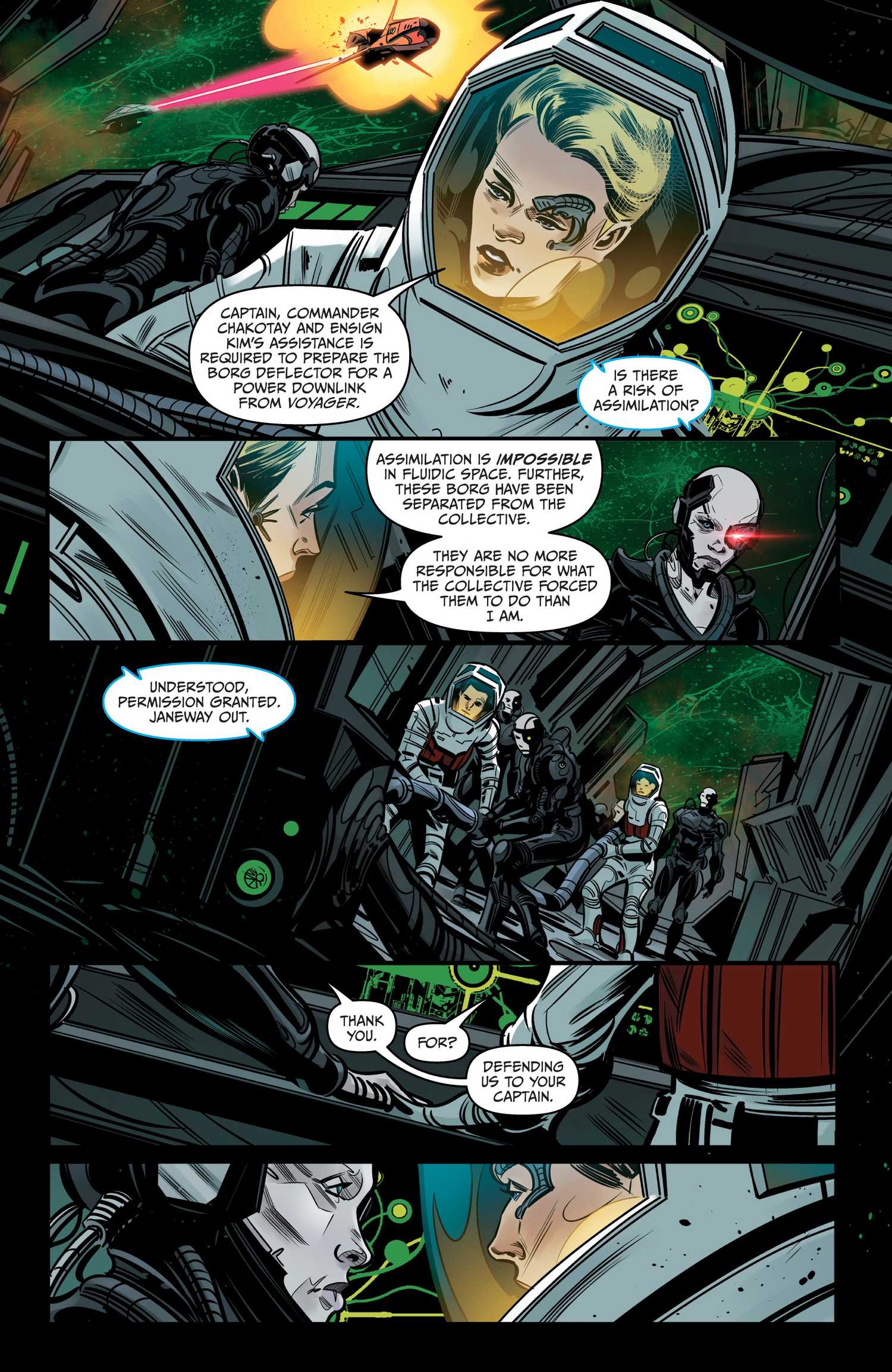 Seven of Nine Finds a Borg Romance as Star Trek: Voyager Tries to ...