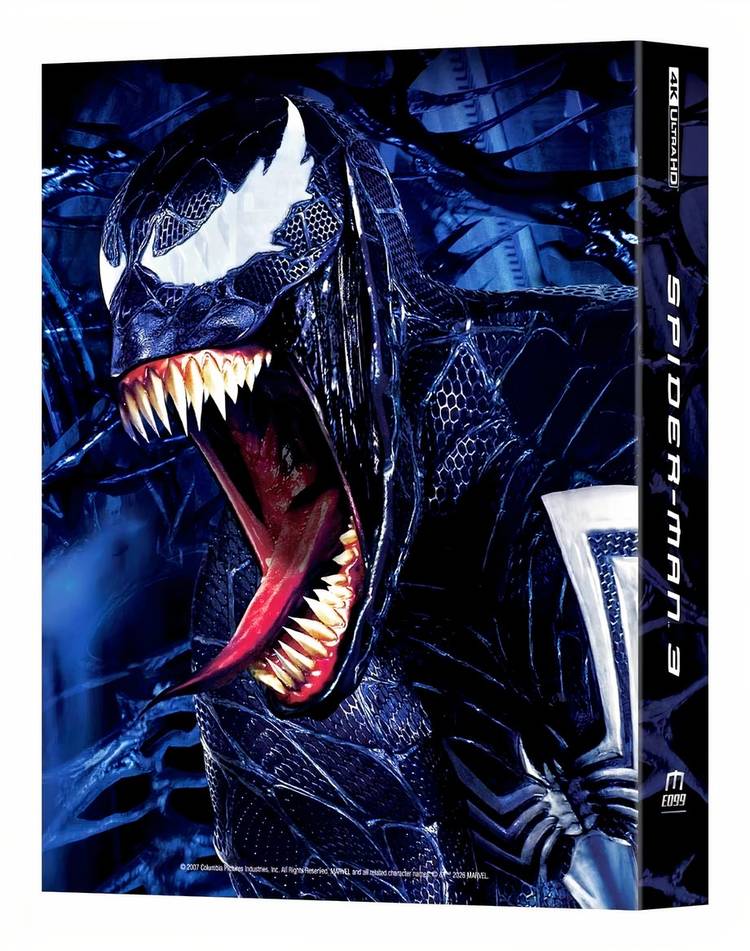 Spider-Man 3 SteelBooks Go All-Out With Bold New Art of Spider-Man and ...