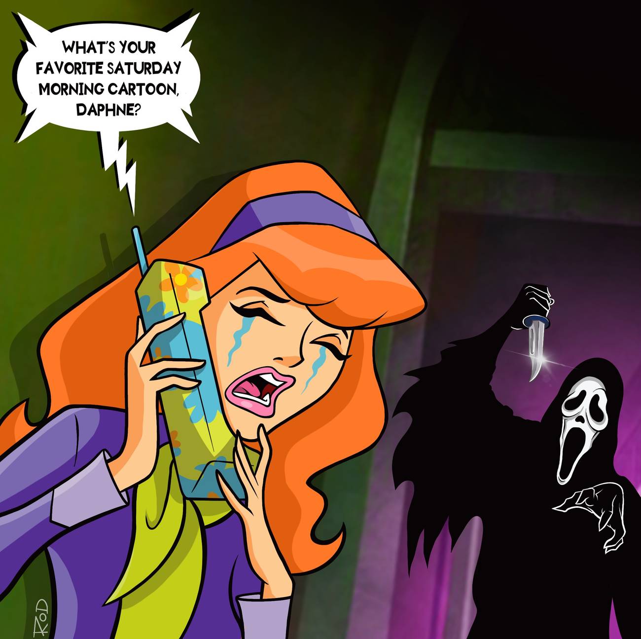 Ghostface Attacks Comic Book Characters