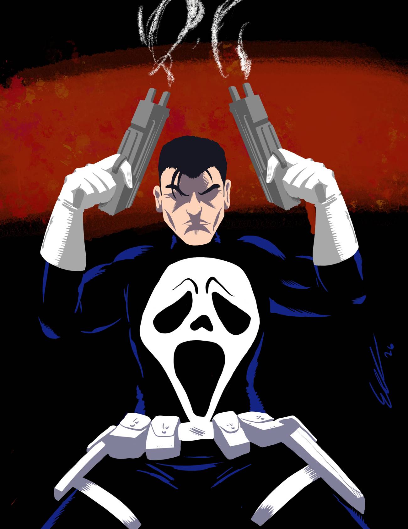 Ghostface Attacks Comic Book Characters