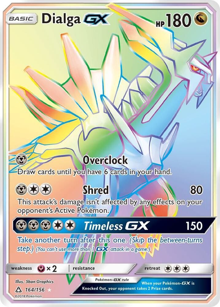 Dialga GX Secret Rare - SM - Ultra Prism Real Time Price Data.