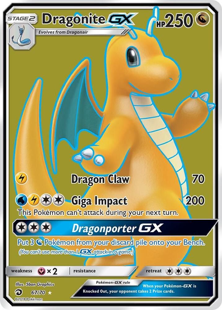 Dragonite GX Full Art - Dragon Majesty Real Time Price Data.