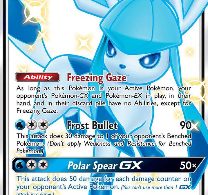 Glaceon GX - Hidden Fates: Shiny Vault Real Time Price Data.