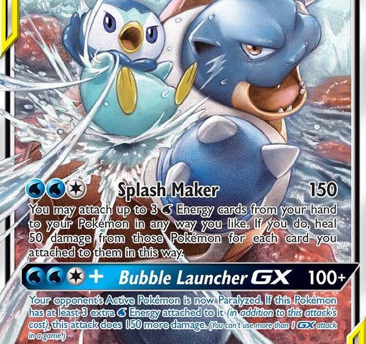 Blastoise and Piplup GX - SM - Cosmic Eclipse Real Time Price Data.