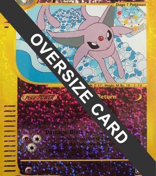 Espeon 6 12 Box Topper - Jumbo Cards Real Time Price Data.