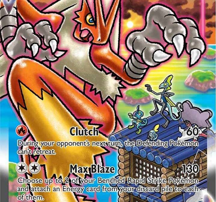 Blaziken VMAX Alternate Art Secret - SWSH06: Chilling Reign Real Time ...