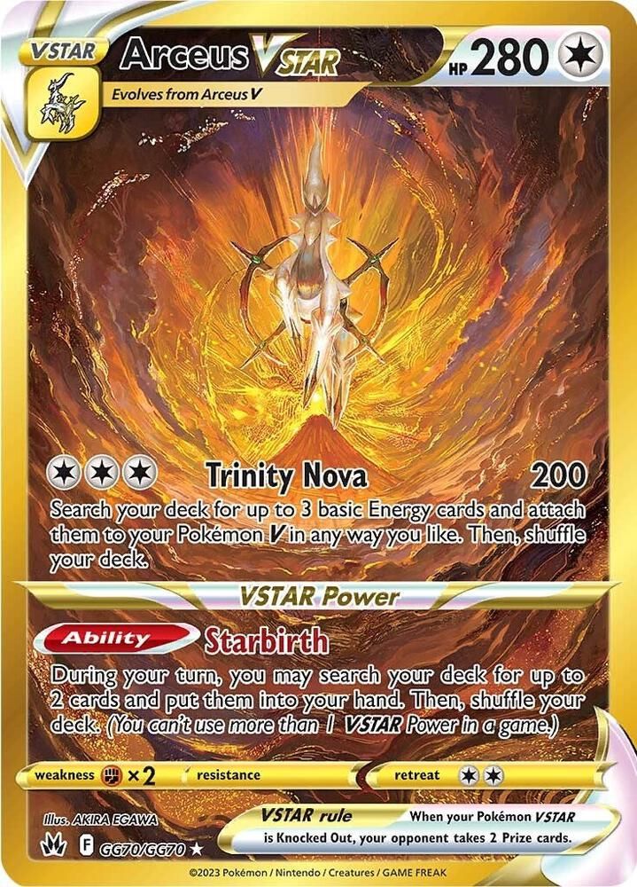 Arceus VSTAR Secret - Crown Zenith: Galarian Gallery Real Time Price Data.