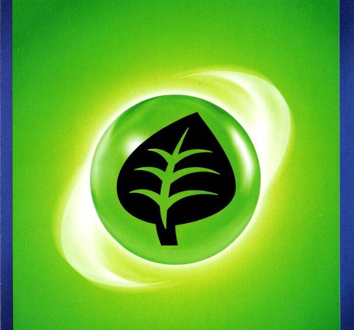 Basic Grass Energy Blue Border - My First Battle Real Time Price Data.