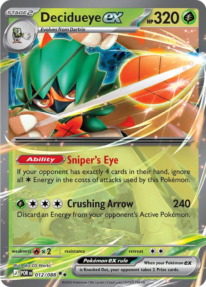 Decidueye ex 012 088 - ME03: Perfect Order Real Time Price Data.