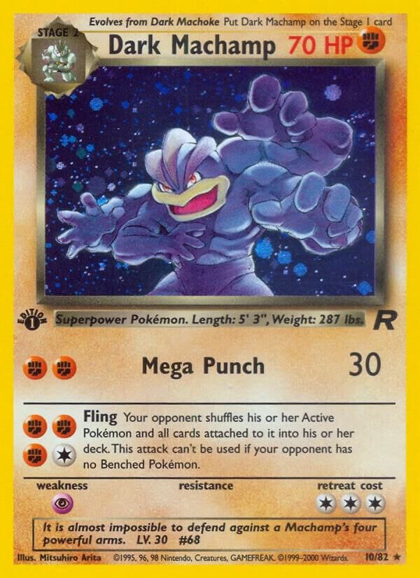 Dark Machamp 10 - Team Rocket Real Time Price Data.