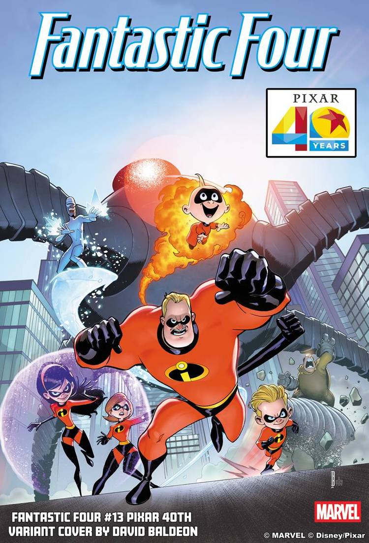 Marvel and Pixar Finally Crossover The Fantastic Four With The Incredibles