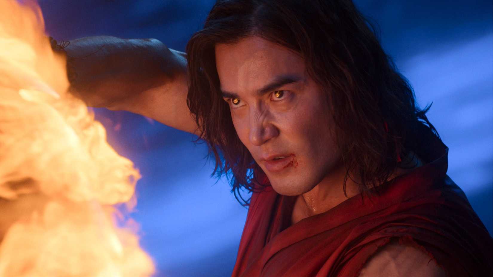 Mortal Kombat II Set Up Fire God Liu Kang