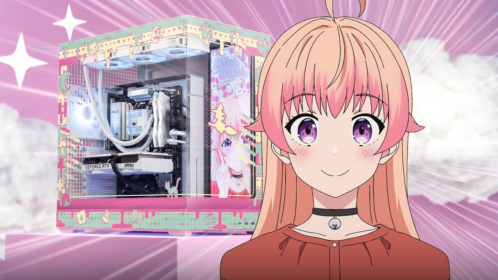Witch Watch Fans Get First Look at Limited-Edition Nico Gaming PC