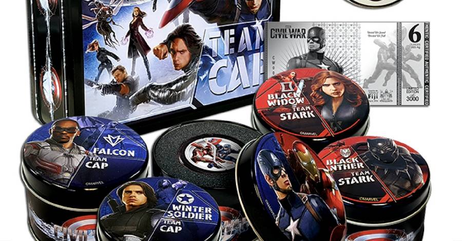 Canadian Mint Selling Collectible "Captain America: Civil War" Coins
