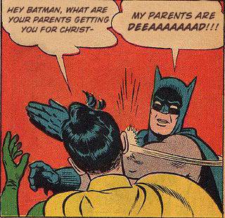 Batman Slaps Robin - The Origin of the Panel