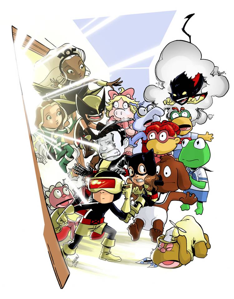 The Line it is Drawn #4 - Comic Characters and Saturday Morning Cartoon ...
