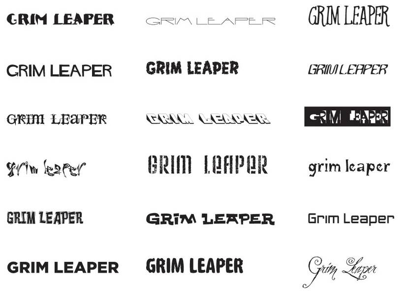 Committed: Designing a comic book logo - Grim Leaper
