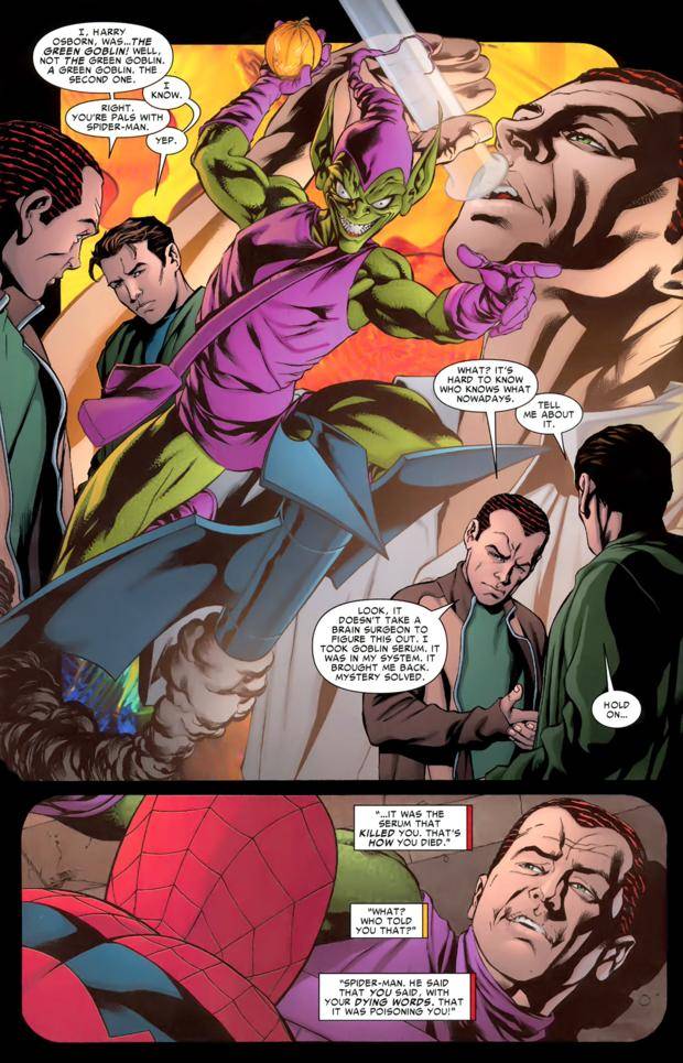 Like Goblin Like Son So How Is Harry Osborn Alive Again