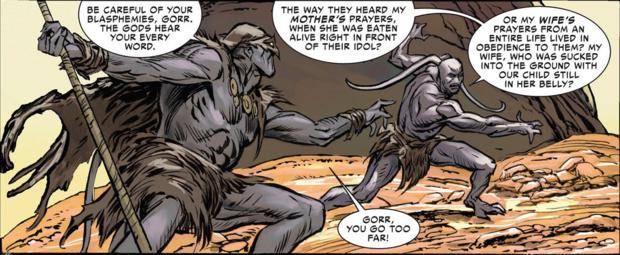 Week of Cool Comic Book Moments - The Origin of Gorr the God Butcher