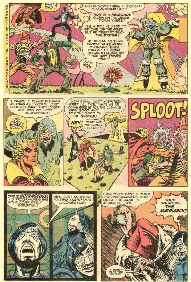 Meta-Messages - Jim Starlin Makes Clowns Out of Stan Lee and John Romita