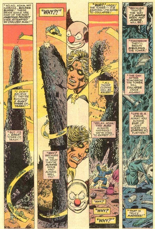 Meta-Messages - Jim Starlin Makes Clowns Out of Stan Lee and John Romita