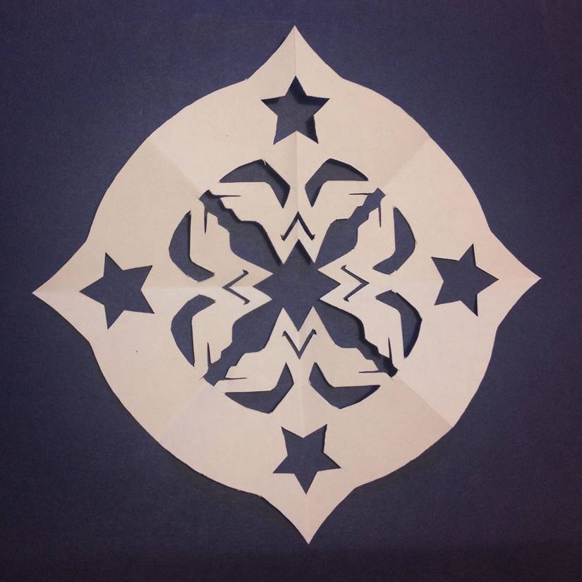 marvel snowflake template