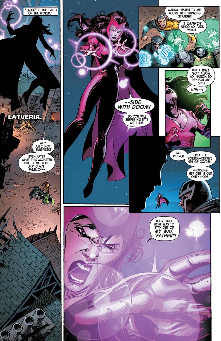 Scarlet Witch Learned She Wasn't Magneto's Daughter or a Mutant