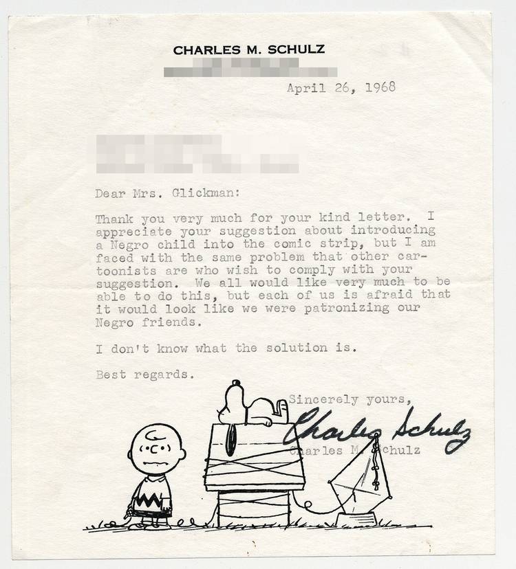 How Charles Schulz Made a Reader 'Responsible' for a Character's 'Death'