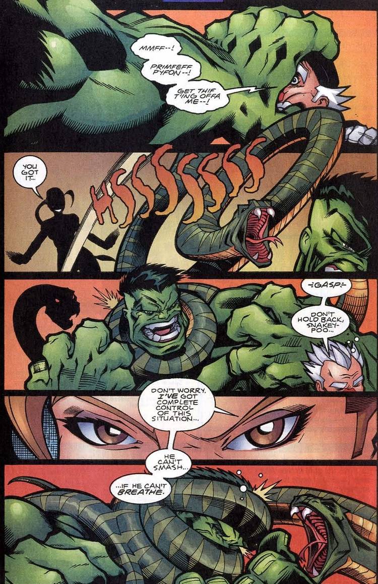 The Wrong Side: A Snake vs. the Hulk