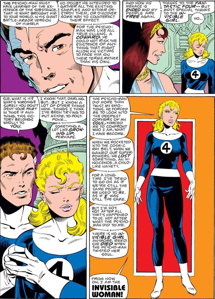 Top Five Greatest Invisible Woman Moments