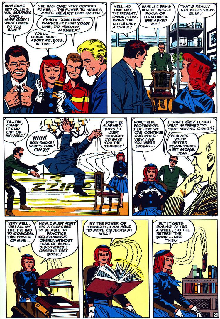 The Real First Meeting Between Jean Grey and Professor X