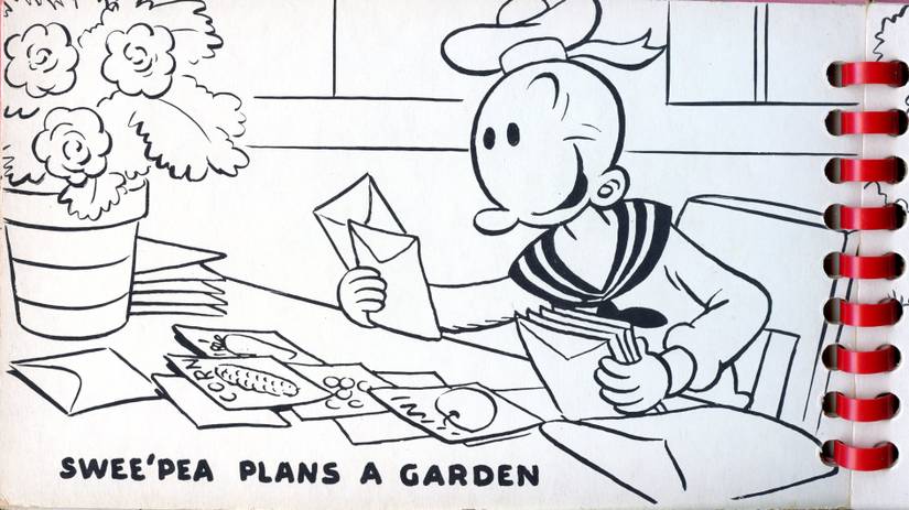 popeye coloring book
