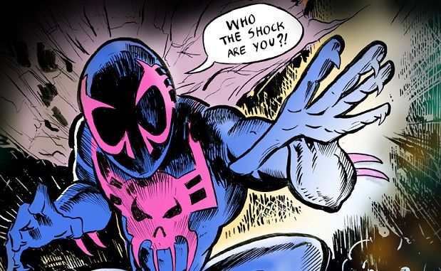 Holy Shock, Batman! Spider-Man 2099 Meets Batman Beyond | CBR