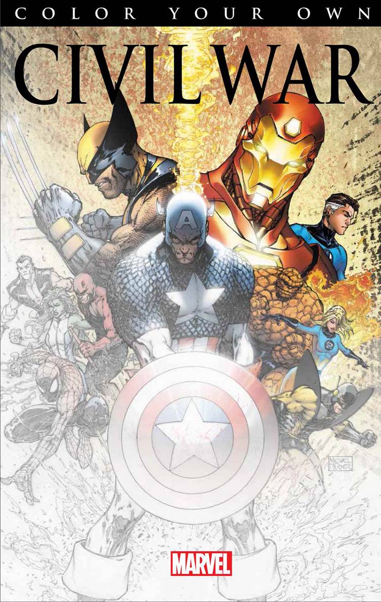 Marvel Launches Coloring Book Line With "Age Of Ultron," "Civil War ...