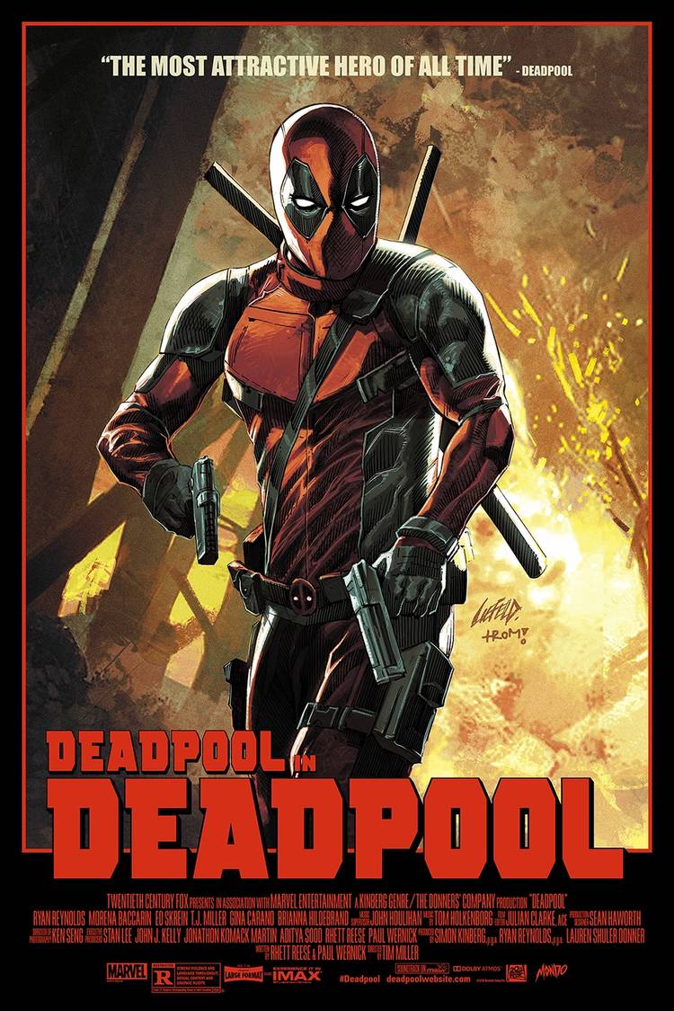 New "Deadpool" Posters Celebrate 'The Most Attractive Hero of All Time'