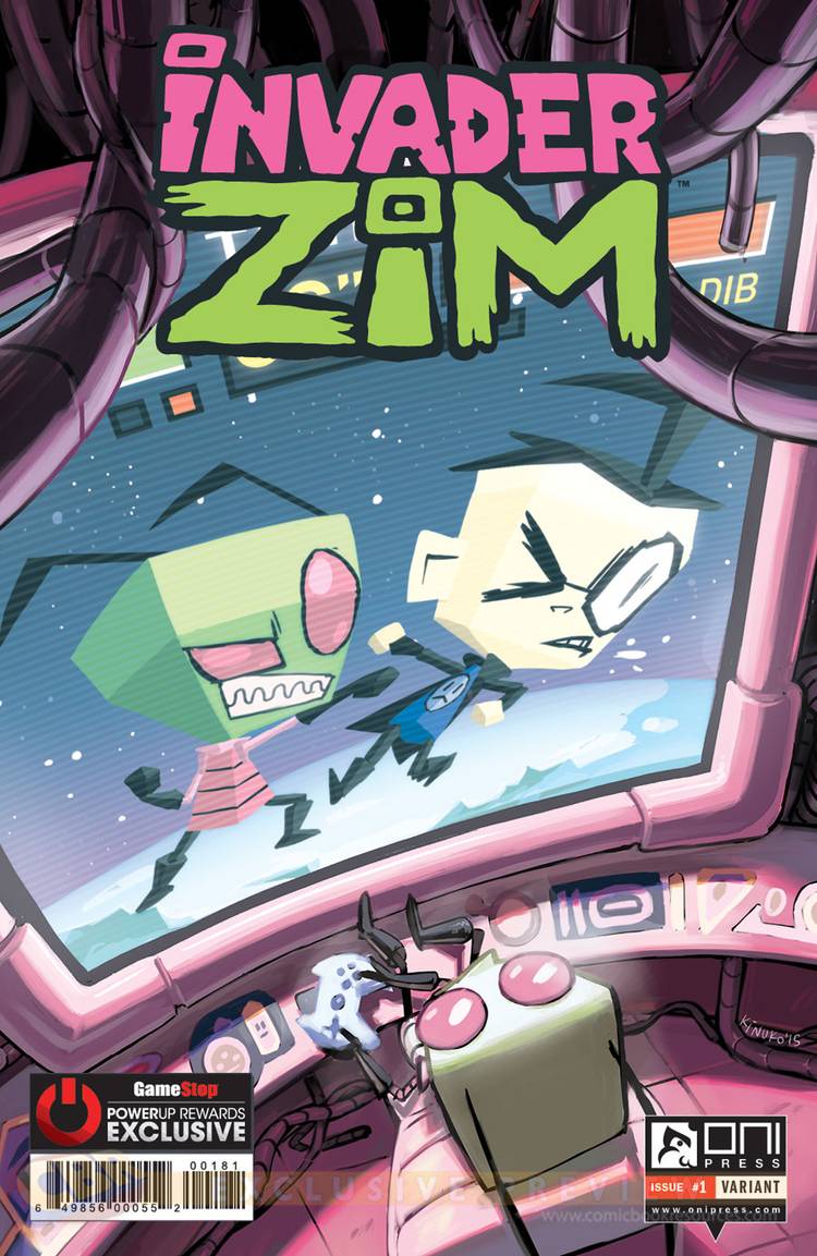 EXCLUSIVE: "Invader Zim" #1 Celebrates World Domination in New Variant ...