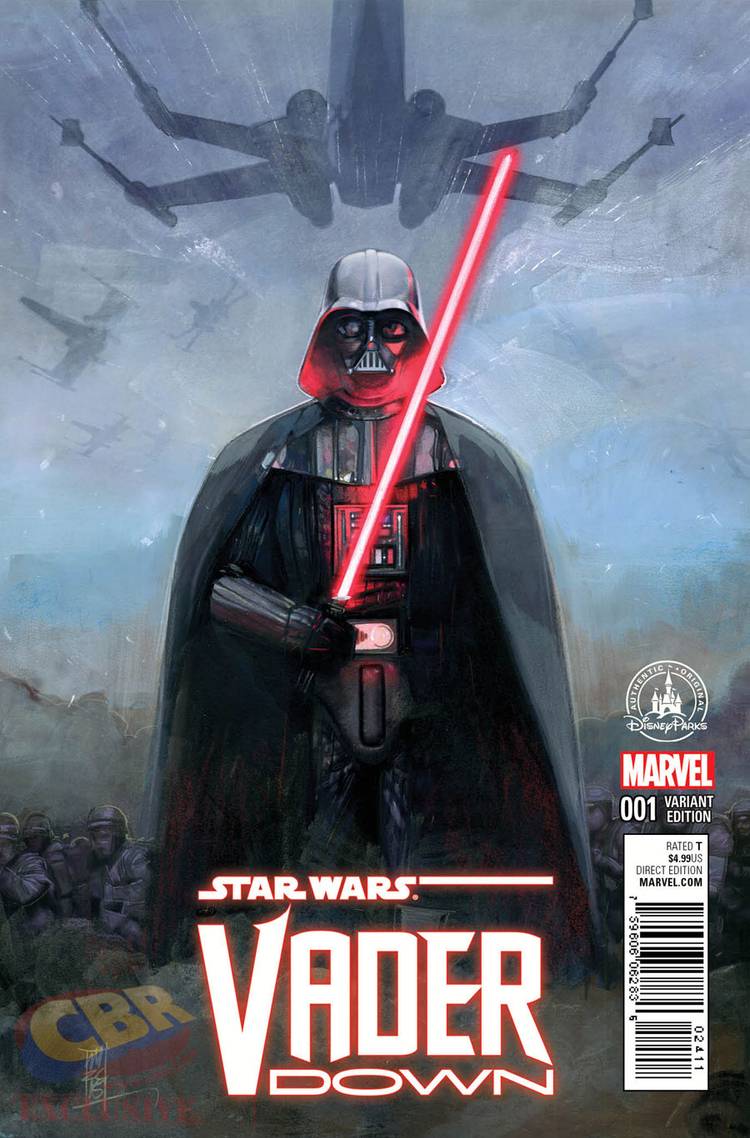 EXCLUSIVE: The Sith Lord Rises in These "Vader Down" Variant Covers