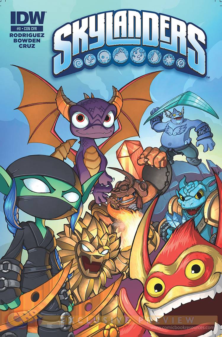 Ron Marz & IDW Bring "Skylanders" Into their First Ongoing Comic