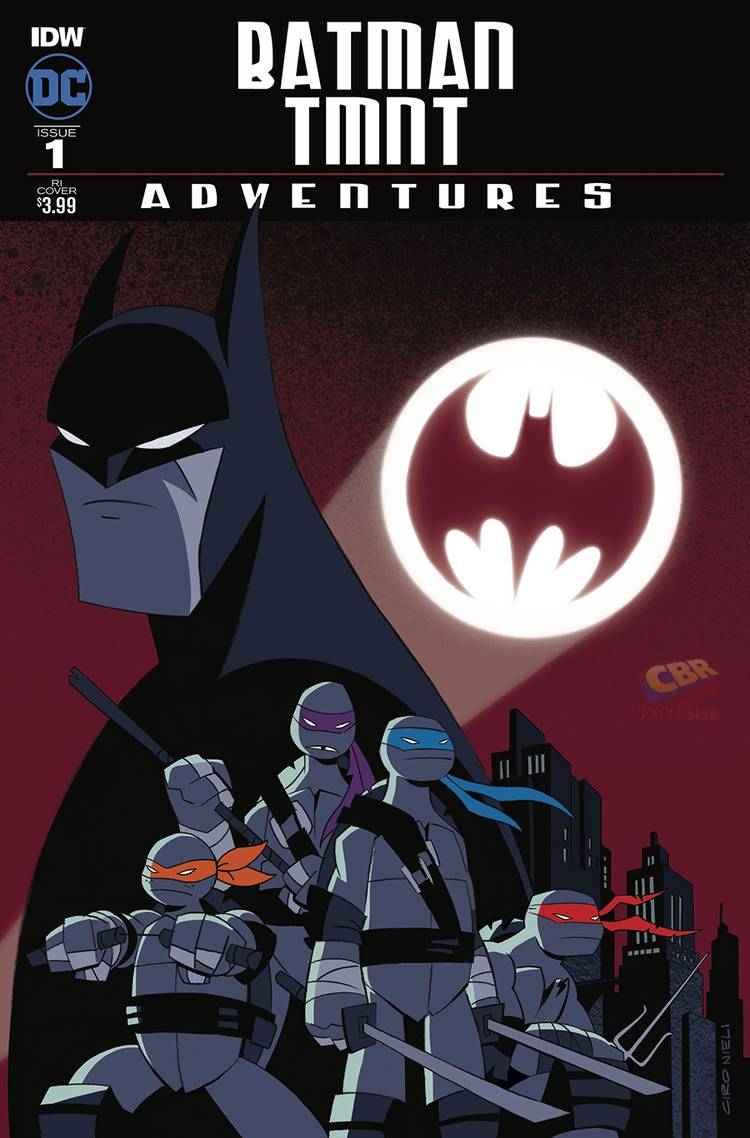 EXCLUSIVE: "Batman/TMNT" Animated Crossover Debuts Covers, Story Details