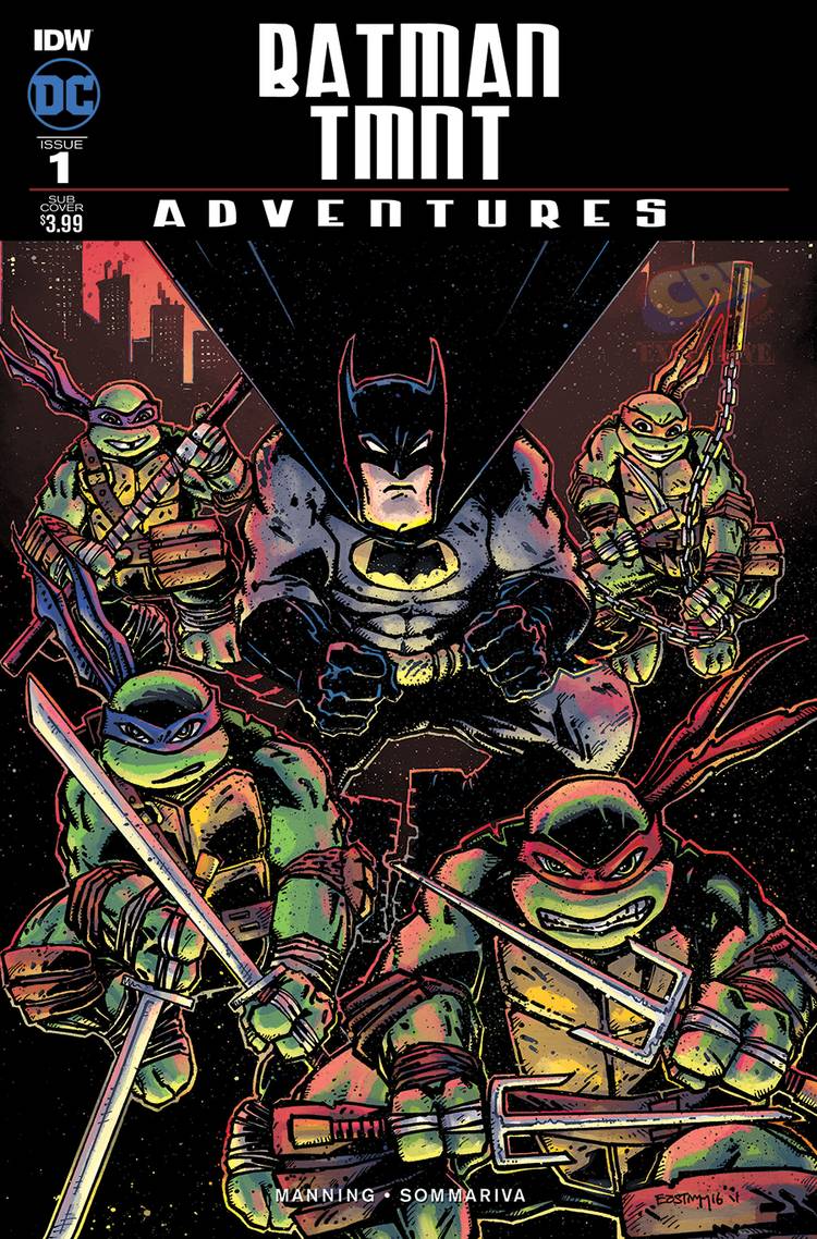 EXCLUSIVE: "Batman/TMNT" Animated Crossover Debuts Covers, Story Details