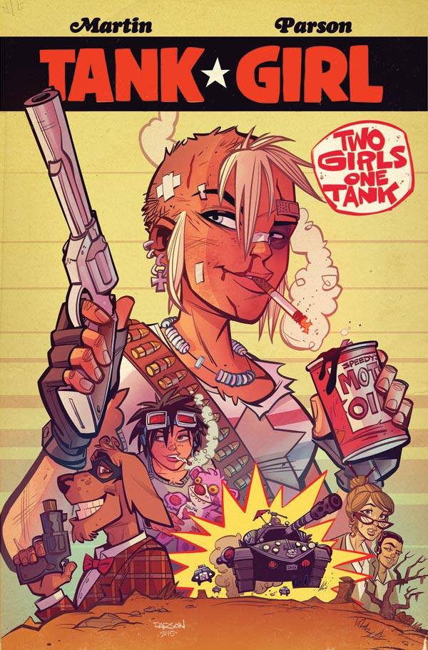 LOOK: Titan Unleashes Defiant "Tank Girl: Two Girls One Tank" Covers