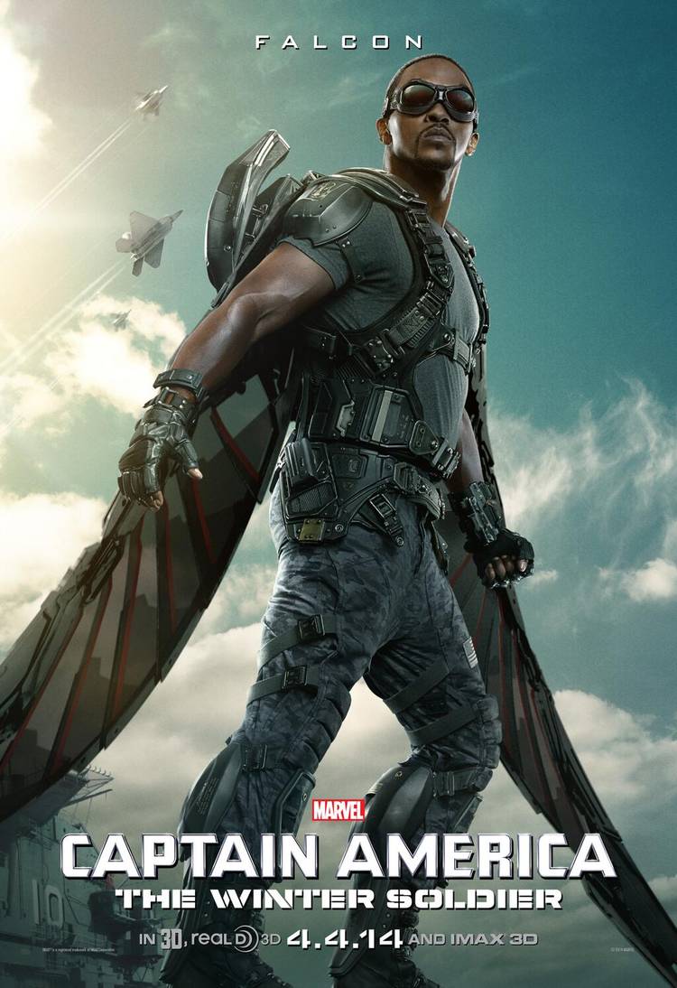 Falcon Suits Up In New "Captain America: The Winter Soldier" Poster