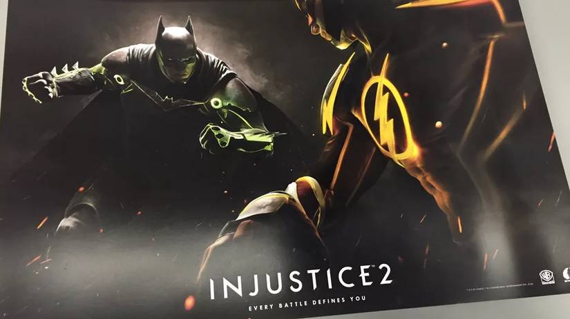 Leaked "Injustice 2" Poster Shows Clashing DC Icons