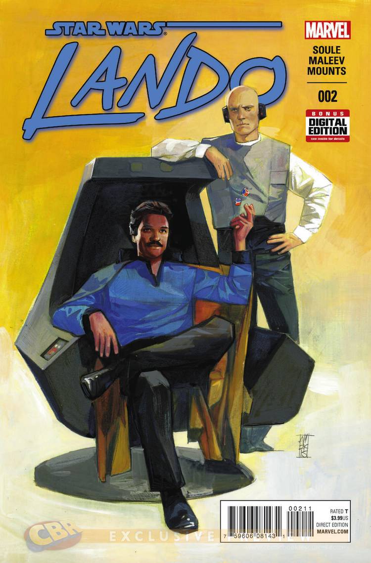 EXCLUSIVE: Lando Chillaxes With Lobot On New Maleev Cover