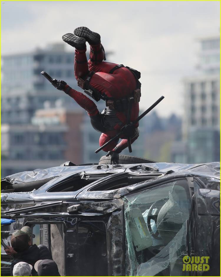 WATCH: Full Deadpool Suit Caught In Action On Film Set