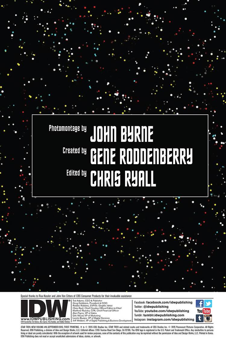 Star Trek New Visions: The Survival Equation