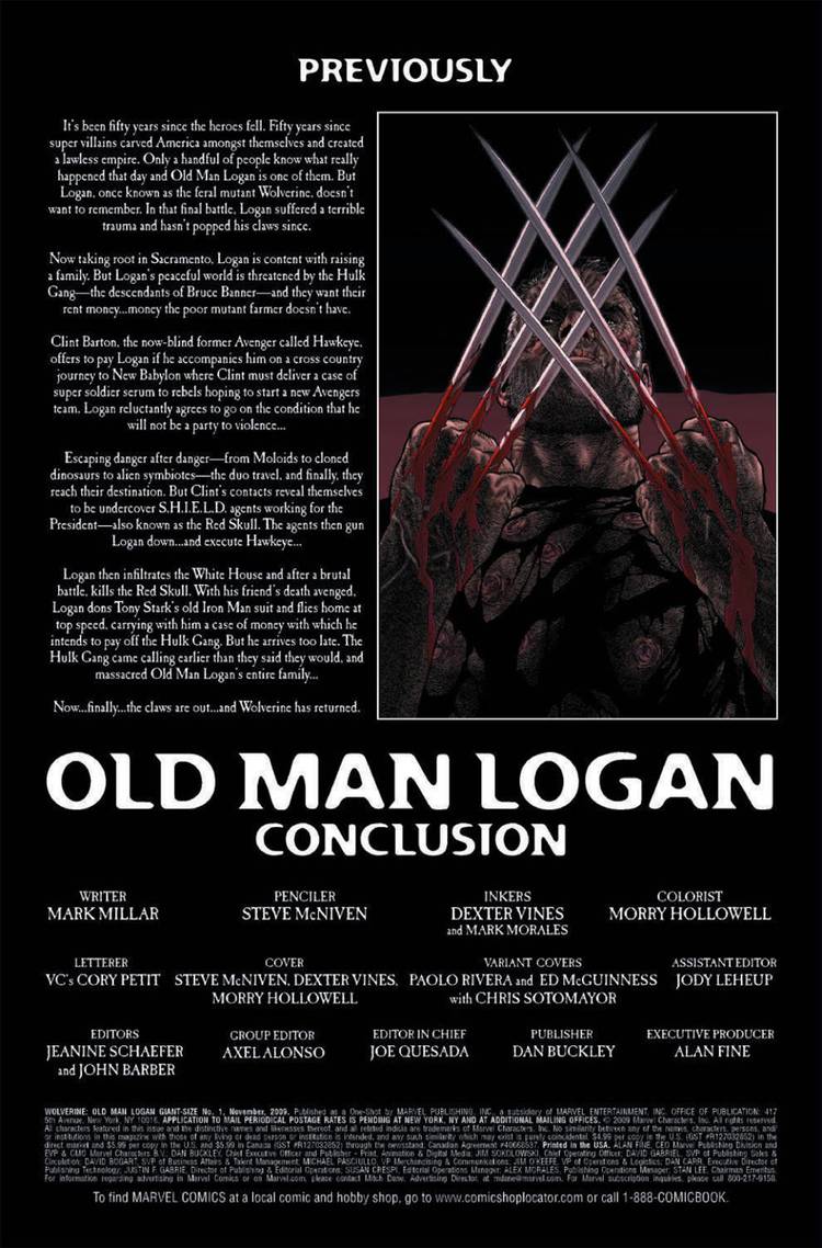 Wolverine: Old Man Logan Giant-Size