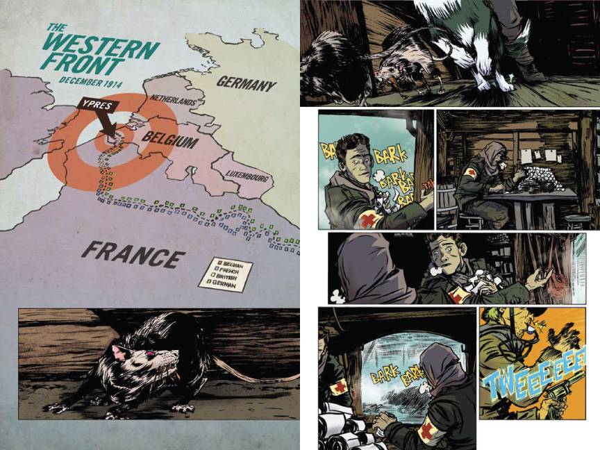 Nathan Fox teases upcoming graphic novel 'Dogs of War'