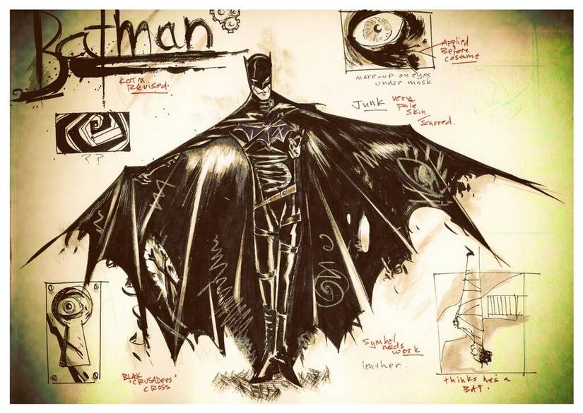 Gerard Way shares art from his unused Batman pitch